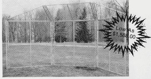 Baseball Backstop by Discount Fence Supply